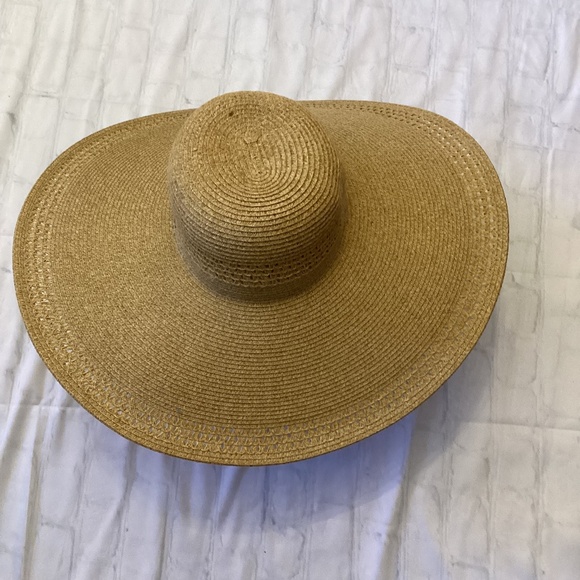 Nine West | Accessories | Sun Hat Nine West Brim Summer Straw Beach Hat ...